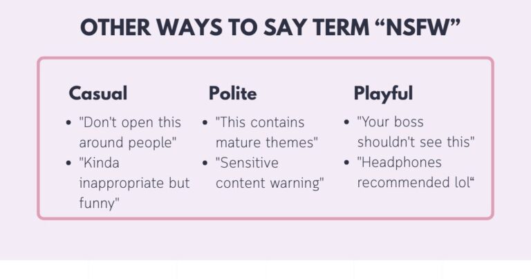 What Does NSFW Mean in Text? The Full Story Behind the Warning